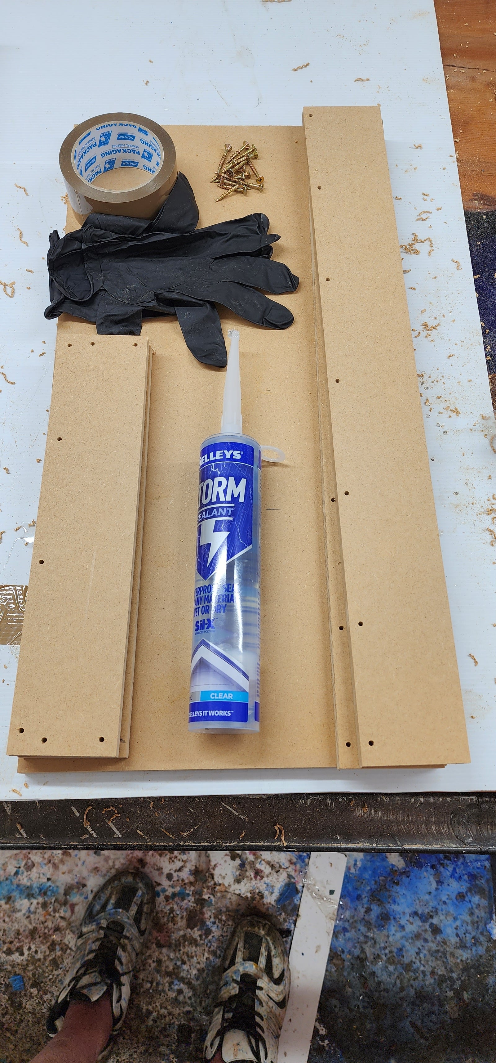 DIY Serving Tray Kit 600 x 300mm Resin Wood Tables NZ