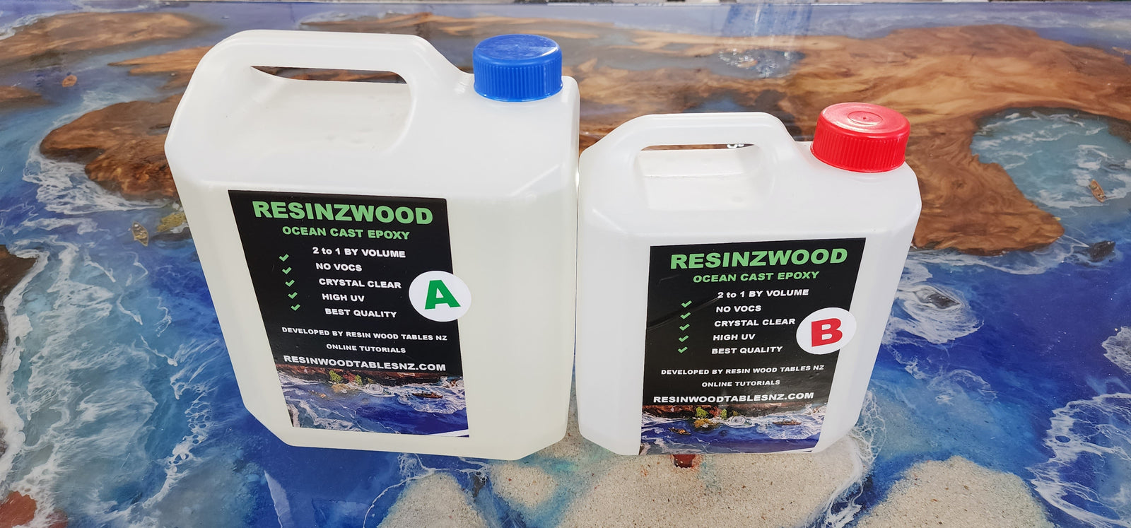 Ocean Cast Epoxy Clearest in NZ - Resin Wood Tables NZ